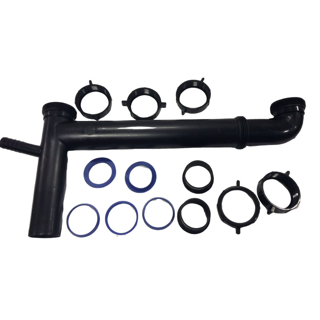 Universal End Outlet Waste With Dishwasher Connection Slip Joint